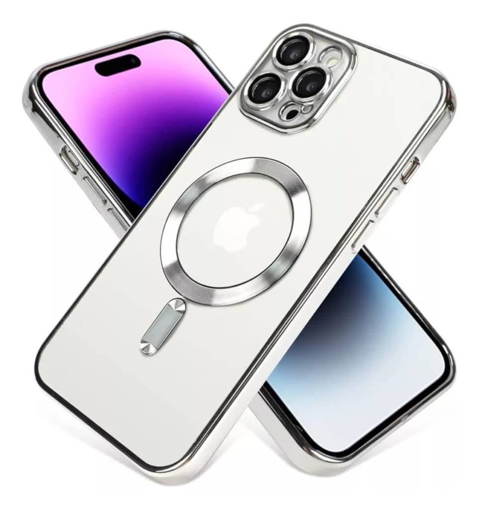 Funda Magsafe Transparente Metalizada – CaseMe&Co